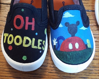 Mickey mouse shoes | Etsy