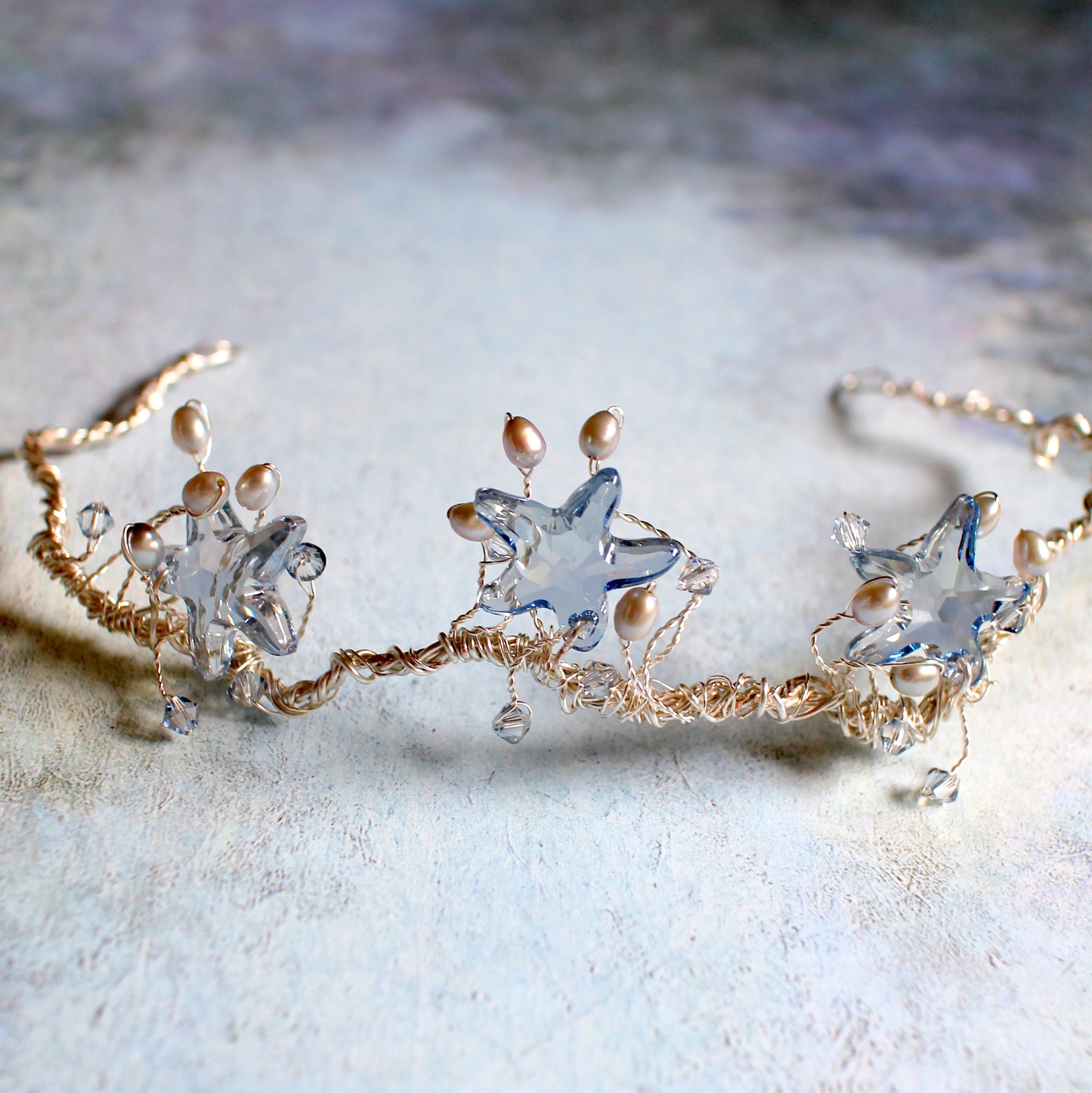 Gemstone Pearl and Crystal Handmade Jewelry by chrdesigns on Etsy