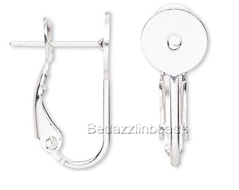 Omega back earrings | Etsy