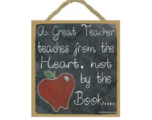 Unique teacher apple sign related items | Etsy