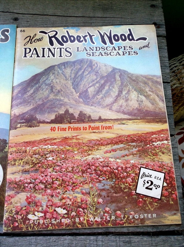 Walter Foster Art Books vintage lot of 4 Southeast U.S.A. how