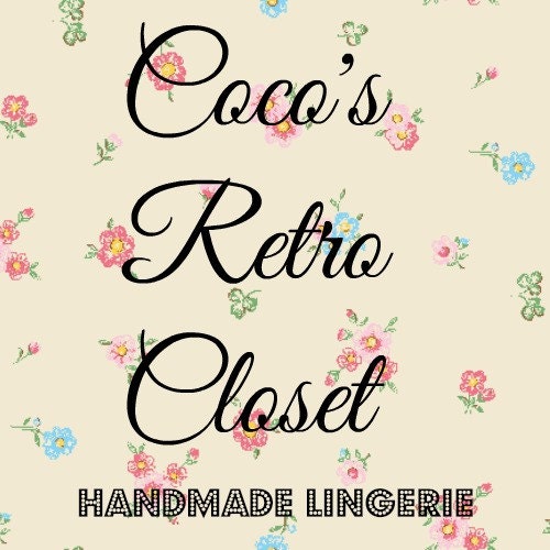 handmade and custom retro style lingerie von CocosRetroCloset