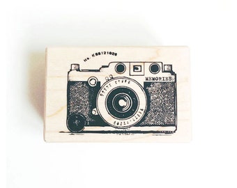 Unique camera stamp related items | Etsy