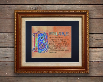 Pennsic War Map in Medieval Style Open Edition by ArteOfTheBooke