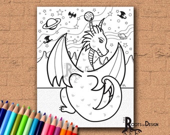 INSTANT DOWNLOAD Coloring Page Video Game by RootsDesign on Etsy
