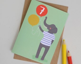 Elephant cards | Etsy