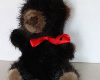 Mink teddy bear | Etsy