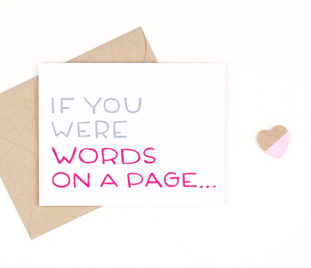 pick-up line card valentine's day card anniversary