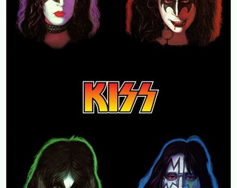 Kiss solo album | Etsy