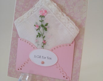 Handkerchief card | Etsy