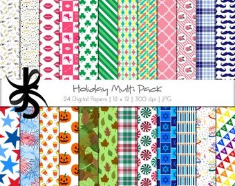 Birthday Clipart & Digital Paper