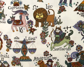 Zodiac signs fabric | Etsy