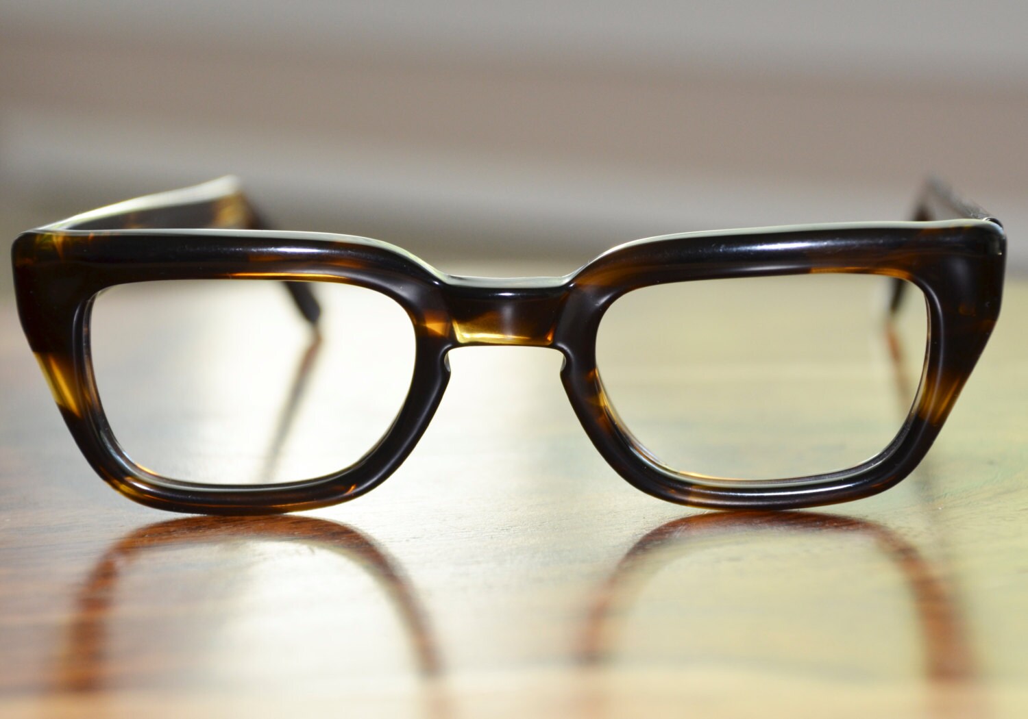 Horn Rim 46/24 Vintage Tortoiseshell Eyeglasses by JustheGoodStuff