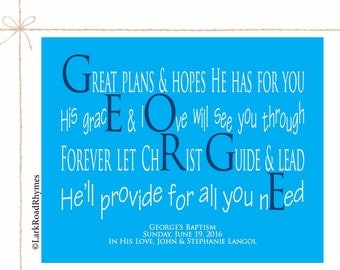 Baby dedication poem | Etsy