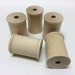 2-1/8 x 1-1/2 Wood Thread Spools Set of 5