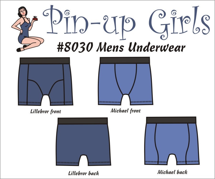 MENS UNDERWEAR PATTERN A Pin Up Girls Original Pattern