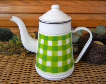 Checkered teapot | Etsy