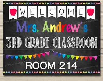 Computer Lab School Sign Classroom Decor by TidyLadyPrintables