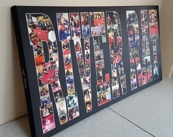 Number photo collage | Etsy