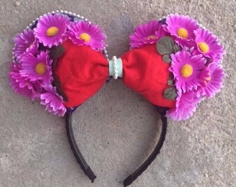 Floral mouse ears | Etsy