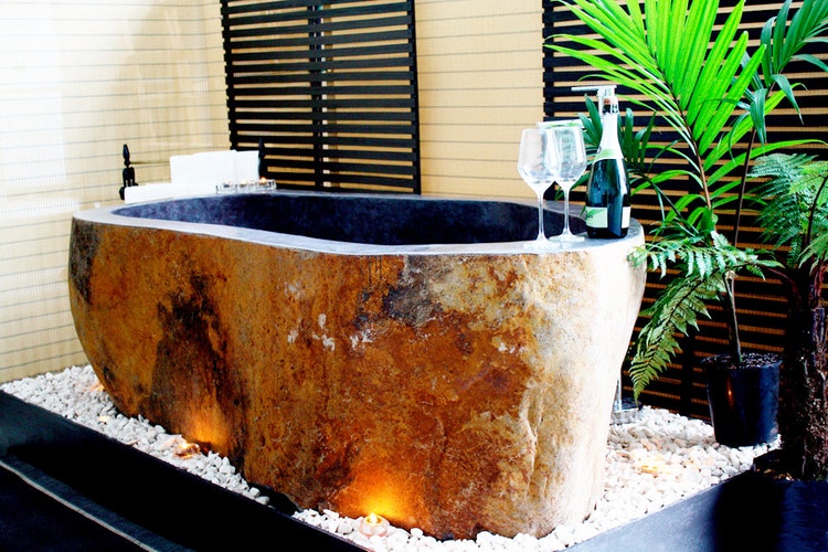 Rock Bathtub by Rocksinks on Etsy