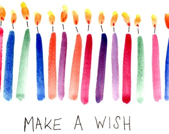 Blowing out candles | Etsy