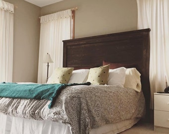 Rustic headboard | Etsy