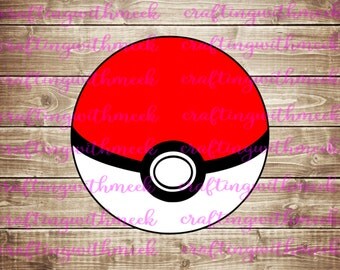 Pokeball svg | Etsy