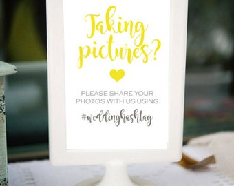 Custom hashtag sign | Etsy