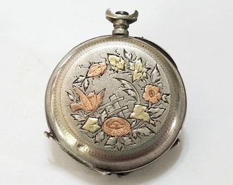 Flower pocket watch | Etsy