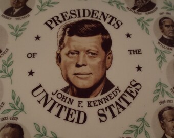 John f kennedy plate | Etsy