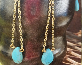 Items similar to Stamped Brass Pendant on Sterling Silver Chain with ...