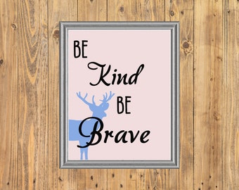 Be kind be brave | Etsy