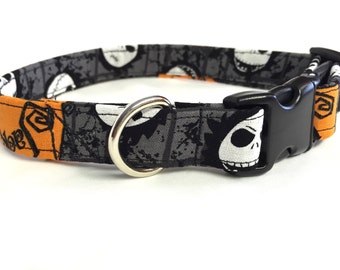 Halloween dog collar | Etsy