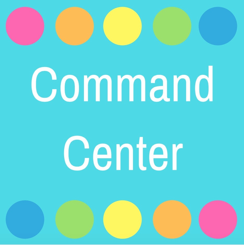 Printable Planner Pages to Organize your Life by CommandCenter