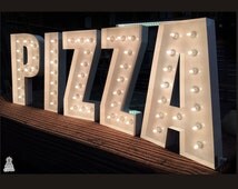 Unique pizza sign related items | Etsy