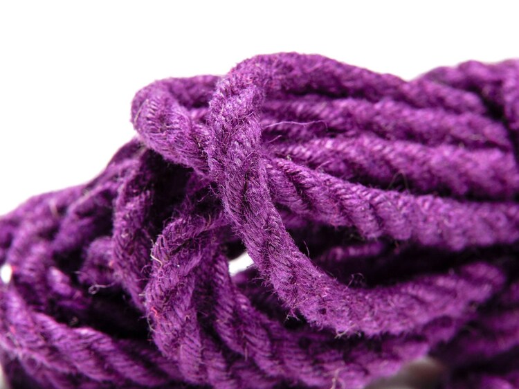 Jute bondage rope Purple by MyNawashi on Etsy