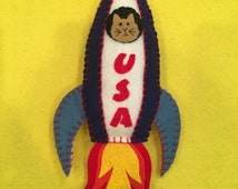 Unique felt rockets related items | Etsy