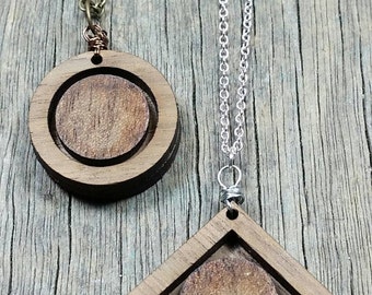 Shadow box locket | Etsy