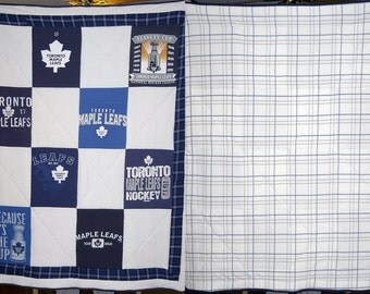 Hockey quilt | Etsy