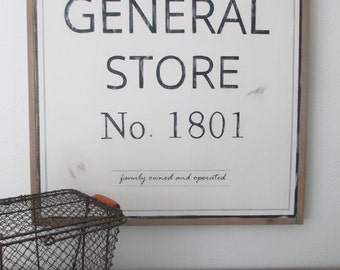 General store sign | Etsy