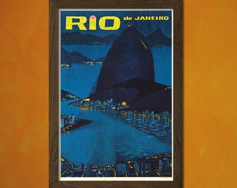 Rio poster | Etsy