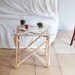 STICKS coffee table / side table handmade from solid wood