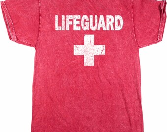Items similar to White Womens Lifeguard Crop Top on Etsy