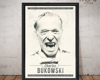 Charles bukowski | Etsy