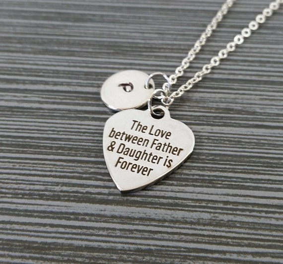 Father Daughter Necklace Gift for Daughter Personalized