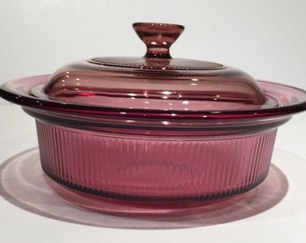 Purple pyrex bowl | Etsy