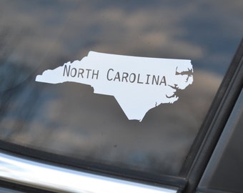 North carolina decal | Etsy