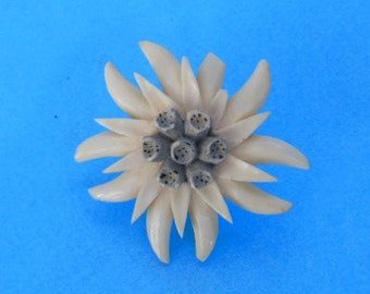 Edelweiss brooch | Etsy
