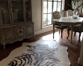 Unique hand painted rug related items | Etsy